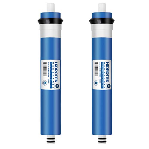 Geekpure Reverse Osmosis RO Membrane 100 GPD -NSF Certificated-Water Filter Replacement Cartridge-Pack 2