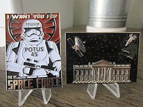 President Donald Trump United States Space Force Stormtrooper Challenge Coin