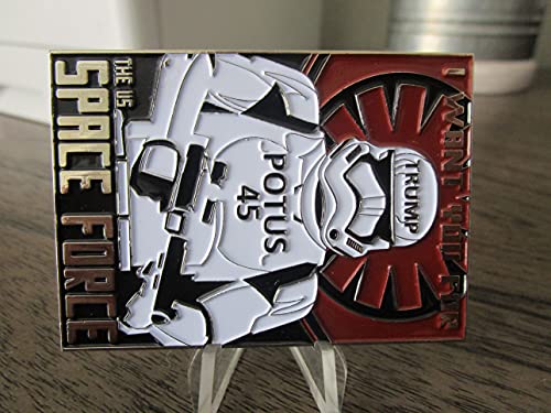 President Donald Trump United States Space Force Stormtrooper Challenge Coin