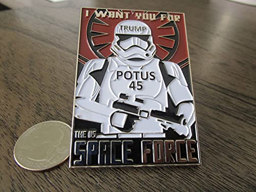 President Donald Trump United States Space Force Stormtrooper Challenge Coin