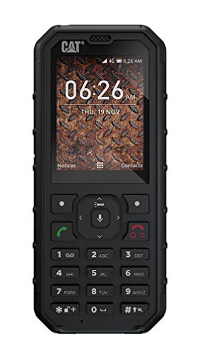 Caterpillar CAT B35 Dual-SIM 4GB IP68 (GSM Only, No CDMA) Factory Unlocked 4G/LTE Cellphone - UK/EU Version (Black)