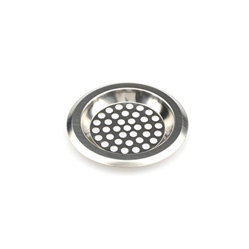 Sink Strainer 3 Inch - Bathroom Drain Hair Catcher - Kitchen Sink Drain Strainer - Drain Strainer Food, Waste, Hair for Kitchen Sink and Bathroom, Stainless Steel