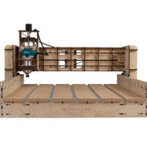 BobsCNC Quantum CNC Router Kit with the Makita Router Included (24" x 24" cutting area and 3.8" Z travel)