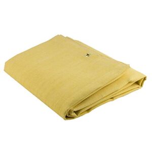 sellstrom s97608 welding blanket - 24 oz acrylic coated fibreglass - 6'x6' - yellow