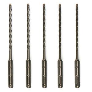 oxtul 5pcs sds plus hammer drill bits 1/4"x6"