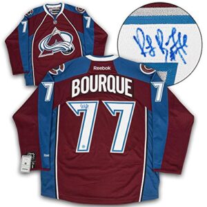 ray bourque colorado avalanche autographed reebok jersey - autographed nhl jerseys