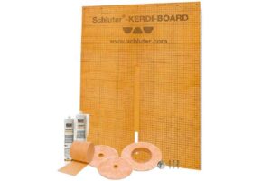 schluter systems kerdi board waterproof shower kit, model kbkit