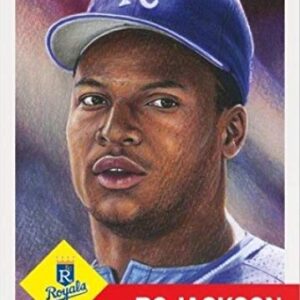 2018 Topps The MLB Living Set #70 Bo Jackson Kansas City Royals Official Baseball Trading Card with Facsimile Red Autograph on Back ONLINE EXCLUSIVE Limited Print Run