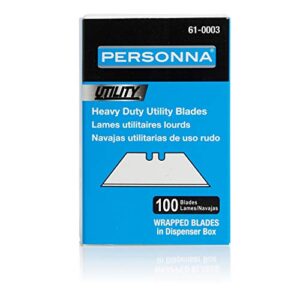 personna double edge razor blades - 100 pack - personna box cutter blades - heavy duty flooring blades - personna 61-0003