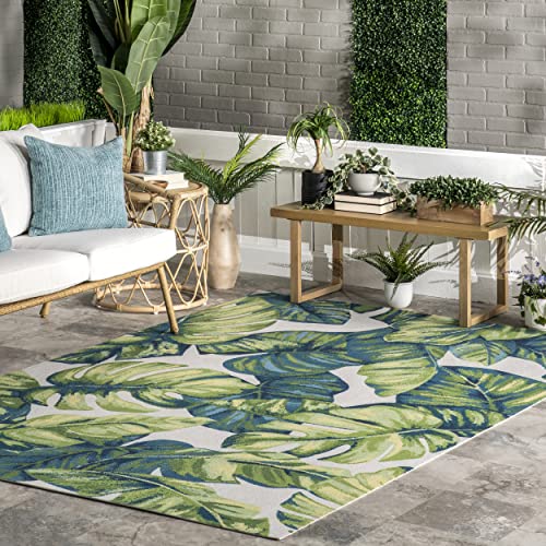 nuLOOM Lisa Floral Indoor/Outdoor Area Rug, 5x8, Multi