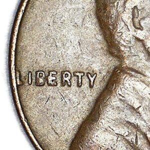 1957 D Filled 1 9 B BIE and Cud Errors Lincoln Wheat Cent Good