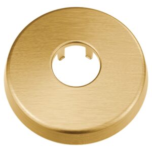 moen brushed gold modern shower arm flange, 137488bg