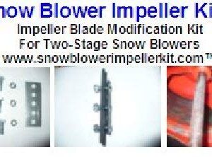 3/8" 3-Blade Snow Blower Impeller Kit - 3/8" 3-Blade Universal - Modifies 2/3 Stage Machines