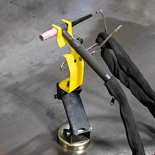 Ready Rest, Magnetic Tig Torch Holder with Cable Hanger (Adjustable Height), MRT200, Strong Hand Tools