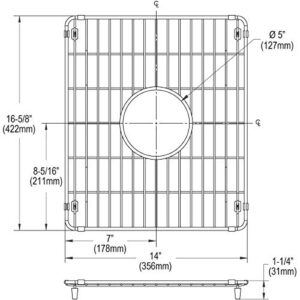 Elkay LKBG1417SS Stainless Steel Bottom Grid