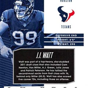 2018 Absolute Football #41 J.J. Watt Houston Texans Official NFL Trading Card made by Panini