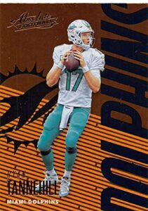 2018 panini absolute #58 ryan tannehill dolphins