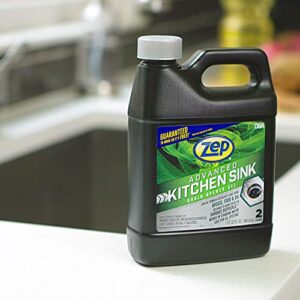 Zep Advanced Kitchen Drain Opener - 32 ounces - U49710 - Formulated for Grease, Food, and Oil-Safe for Garbage Disposal