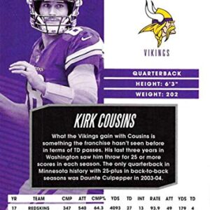 2018 Panini Absolute #61 Kirk Cousins Vikings