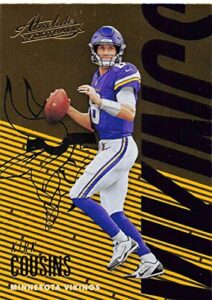 2018 panini absolute #61 kirk cousins vikings