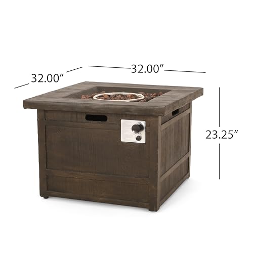 Christopher Knight Home Land Fire Pit, Brown