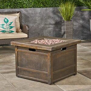 Christopher Knight Home Land Fire Pit, Brown