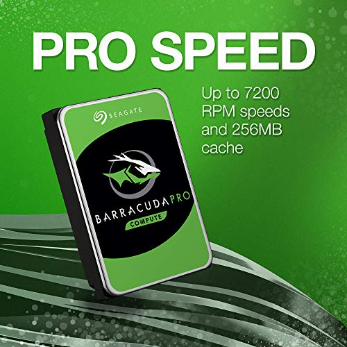 Seagate BarraCuda Pro 14TB Internal Hard Drive Performance HDD – 3.5 Inch SATA 6 Gb/s 7200 RPM 256MB Cache for Computer Desktop PC, Data Recovery (ST14000DM001)