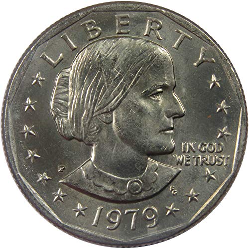 1979 P Narrow Rim Far Date Susan B Anthony Dollar BU Uncirculated SBA $1 US Coin