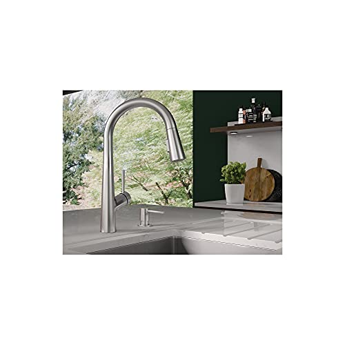 hansgrohe Lacuna Stainless Steel High Arc Kitchen Faucet, Kitchen Faucets with Pull Down Sprayer, Faucet for Kitchen Sink, Stainless Steel Optic 04749805