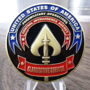 Central Intelligence Agency Covert Special Operations Clandestine Service Lethal Humint CIA Challenge Coin