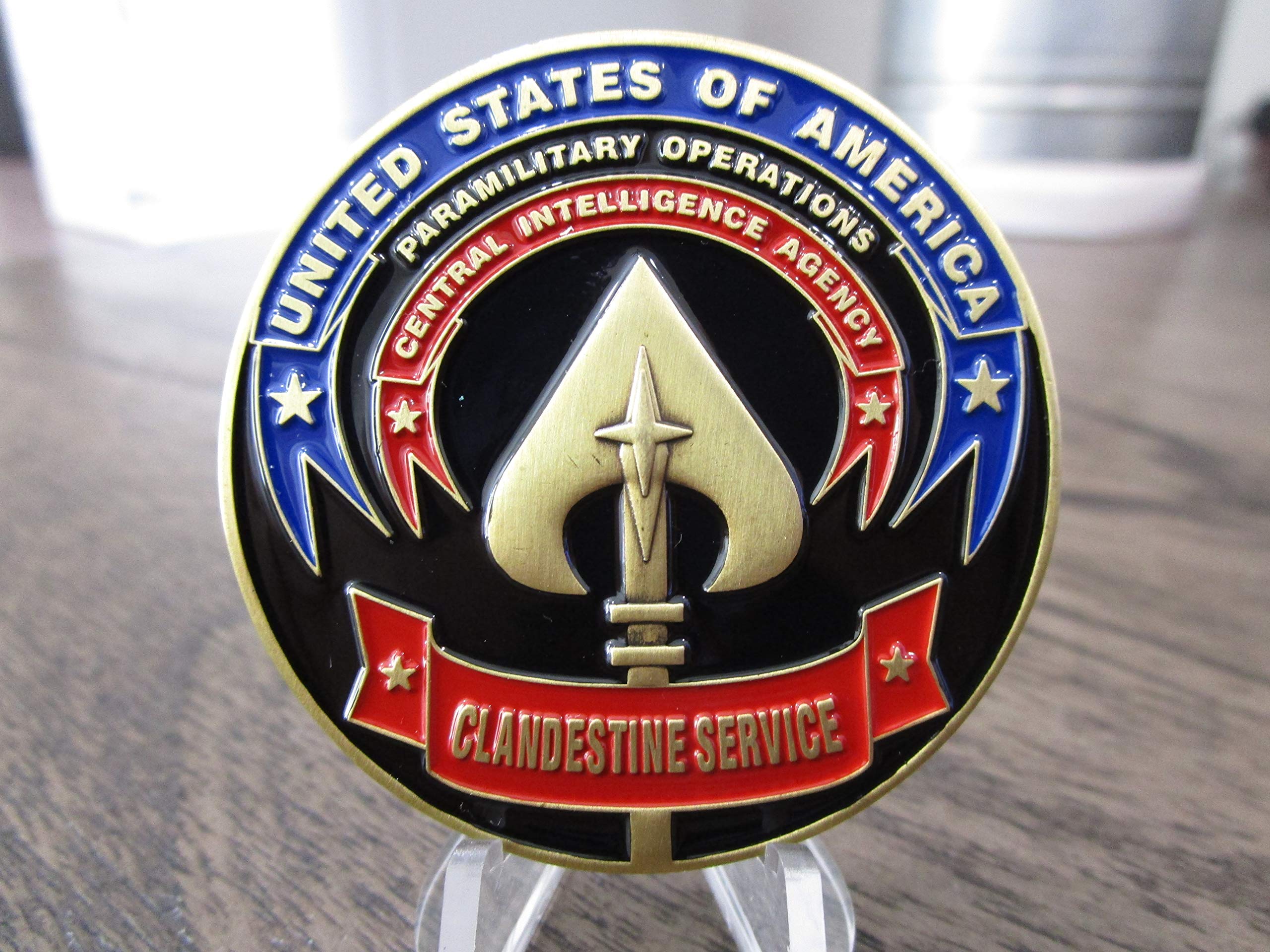 Central Intelligence Agency Covert Special Operations Clandestine Service Lethal Humint CIA Challenge Coin