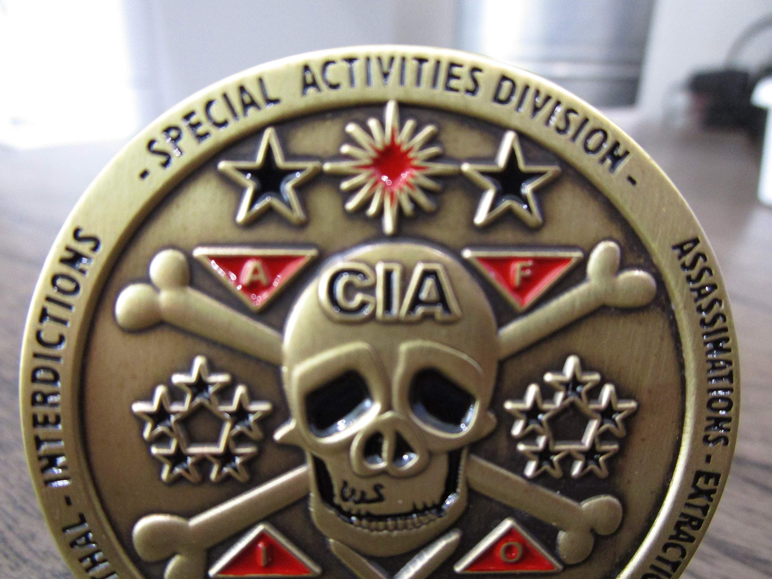 Central Intelligence Agency Covert Special Operations Clandestine Service Lethal Humint CIA Challenge Coin