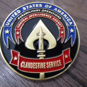 Central Intelligence Agency Covert Special Operations Clandestine Service Lethal Humint CIA Challenge Coin