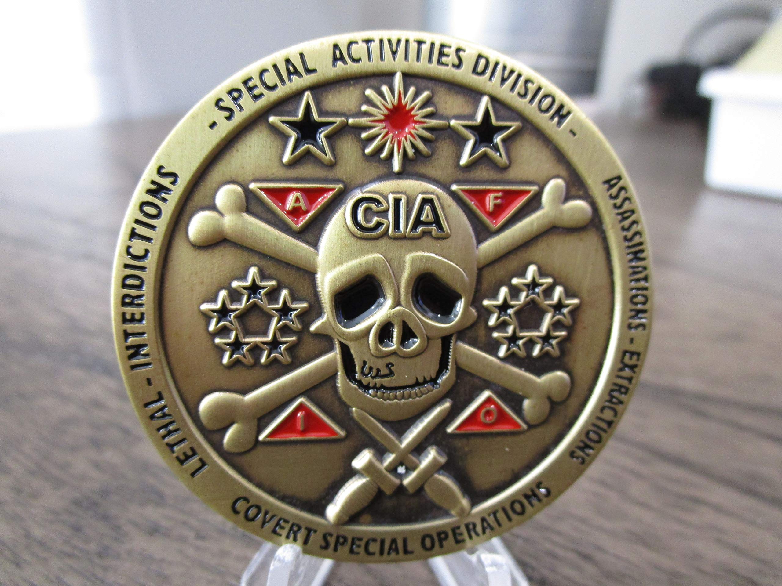 Central Intelligence Agency Covert Special Operations Clandestine Service Lethal Humint CIA Challenge Coin