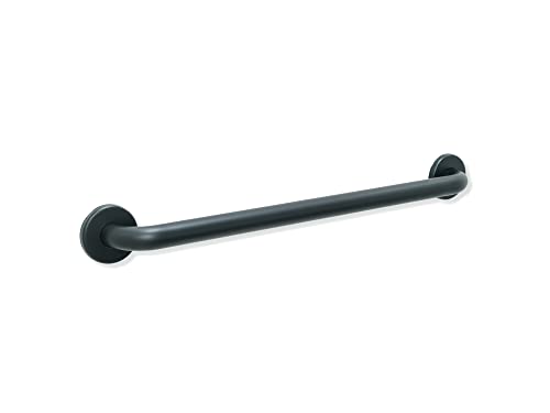 Matte Black 24" Grab Bar for Bathroom Shower Toilet - ADA Safety Handrail/304 Stainless Steel/Smooth