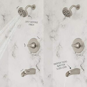 Pfister 8P8-WS2-JDSGS Jaida 1-Handle Tub & Shower Faucet with Adjustable Spray Width In Spot Defense Brushed Nickel