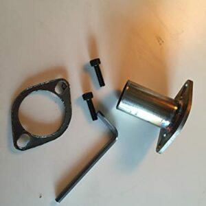 GenExhaust for Honda EU6500iS/EU7000iS Generator 1" Silicone tubing Exhaust Extension 3 Foot Length.