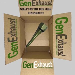 GenExhaust Compatible with Champion 2000/2500 Watt Inverter Generator - EASY USE MAGNETIC OIL DIPSTICK