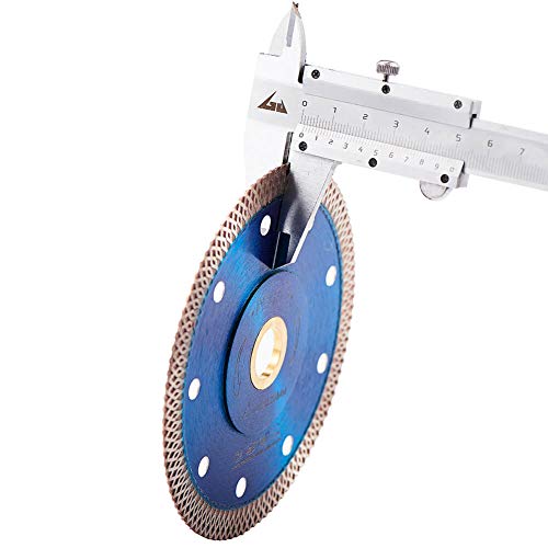 PEAKIT Tile Cutter Blade 4.5 Inch Porcelain Diamond Blade Ceramic Cutting Disc Wheel for Angle Grinder, Reversible Color