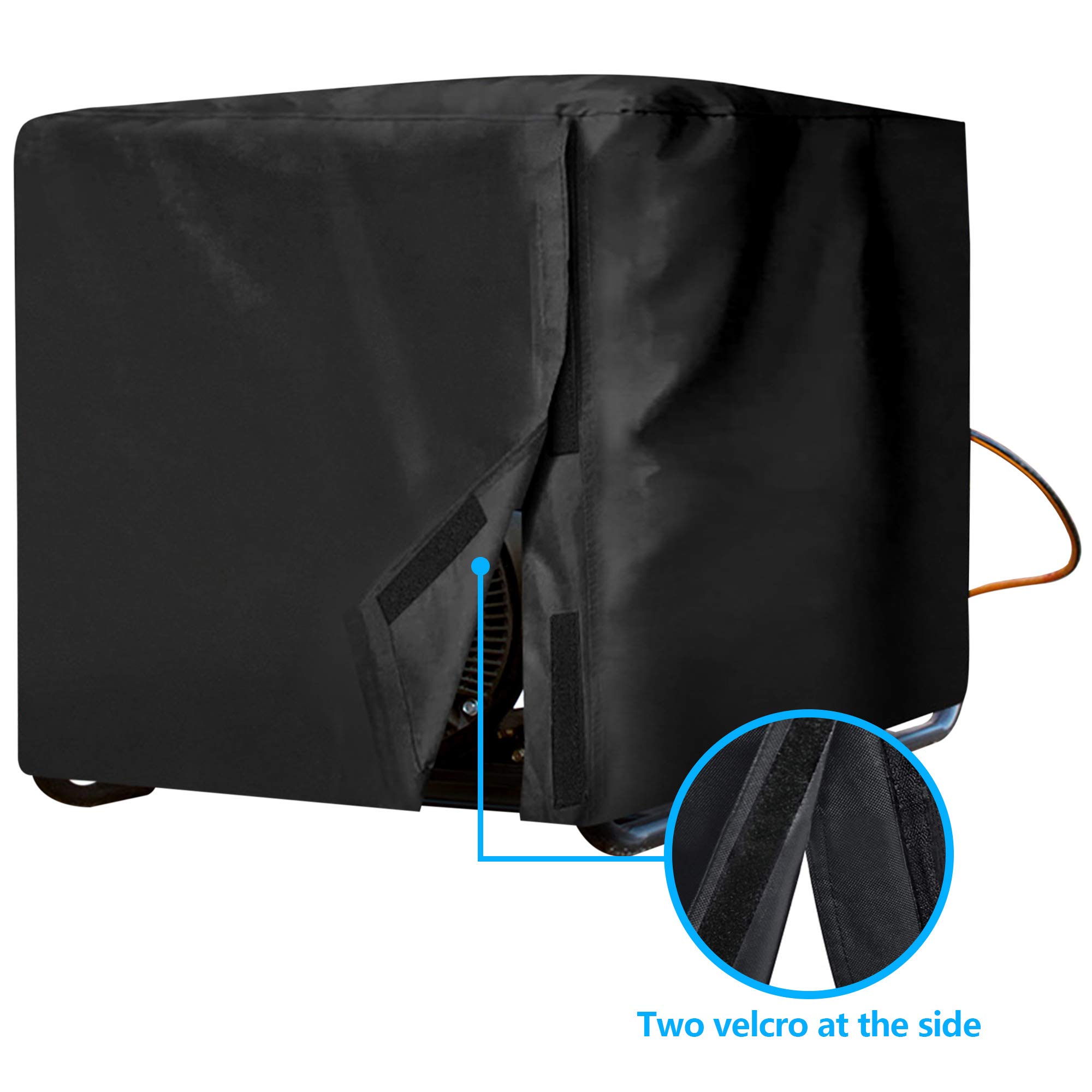 NEXCOVER Waterproof Universal Generator Cover - Weather/UV Resistant Cover 32 x 24 x 24 inch, for Most Portable Generators 5000-10000 Watt, Black