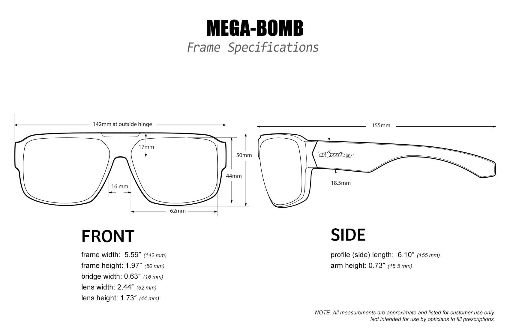 BOMBER Mens Safety Sunglasses, Matte Black Frame with Ice Blue Mirror Safety Sunglass Lens, Non-Slip Foam Lining, ANSI Z87+ Compliant, UV Protection - M103ICE