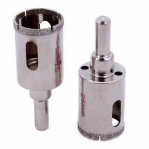 jingling 1 inch diamond hole saw 25mm tile drill bit masonry tools for stone pack of 2pcs