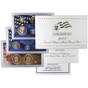 2007 clad proof set u.s. mint original government packaging ogp collectible