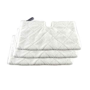 turbokey 3 pocket steam mop pads double-sided rectangle microfiber refill pad for shark euro pro mops s3500 series,s2902,s3455k,s3501,s3550,s3601,s3801,s3901,s4601,s4701,s4701d,se450（white）