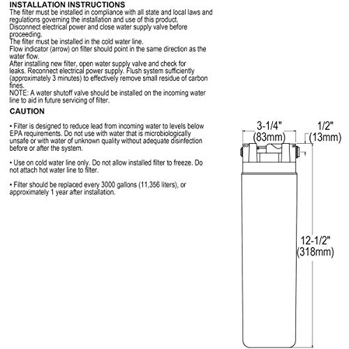 Elkay 51300C-10PK WaterSentry Plus Replacement Filter (Bottle Fillers), 10-Pack