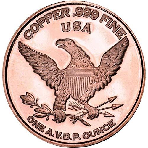 Private Mint 1 oz .999 Pure Copper Round/Challenge Coin (Legendary Dragons)