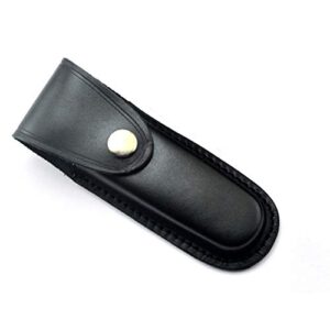 folding blade pocket knife sheath 5 inch leather knife sheath leather case with snap closure belt loop case leather pouch folding knife sheath holder