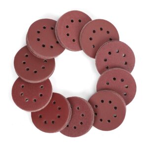 workpro 150-piece sanding discs set - 5-inch 8-hole sandpaper 10 grades include 60, 80, 100, 120, 150,180, 240, 320, 400, 600 grits for random orbital sander(not for oscillating tools or mouse sander)