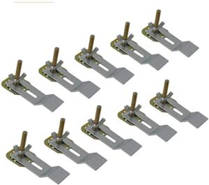 undermount sink clips, sink brackets, epoxy sink clips - 10 pack kit - kitchen & bathroom sink supports