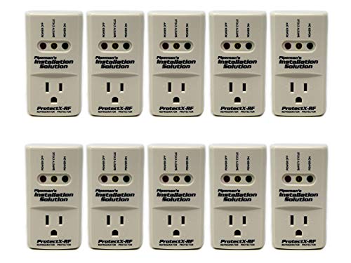 10 Pack 1800 Watts Refrigerator Voltage Protector Brownout Surge Appliance (New Model)